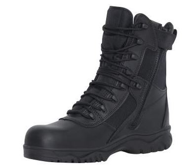 Forced Entry Tactical Boot With Side Zipper & Composite Toe – 8 Inch ...